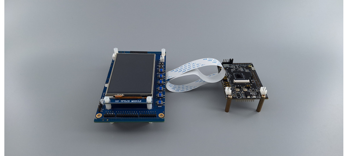 Monochrome(Black and White) AI camera module development board