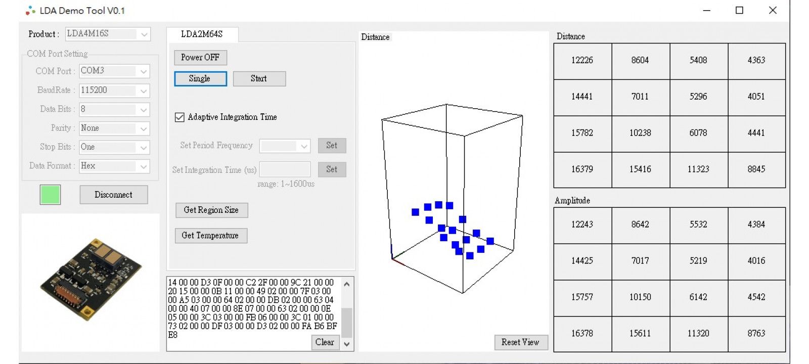 4m Micro 3D ToF Camera Sensor Module - IADIY Photonics