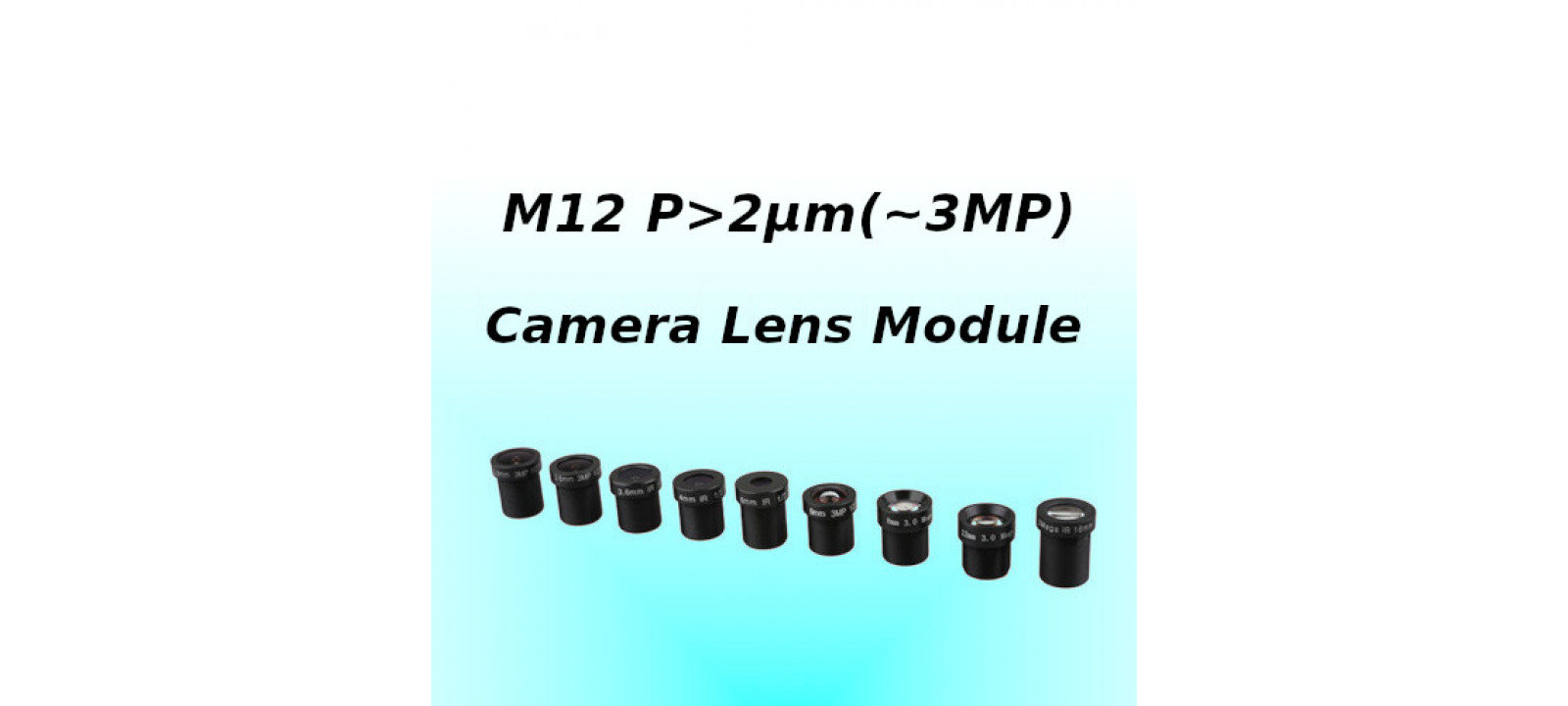 M12 Board Camera Lens-Ø7mm, 2µm Pixel Sensor