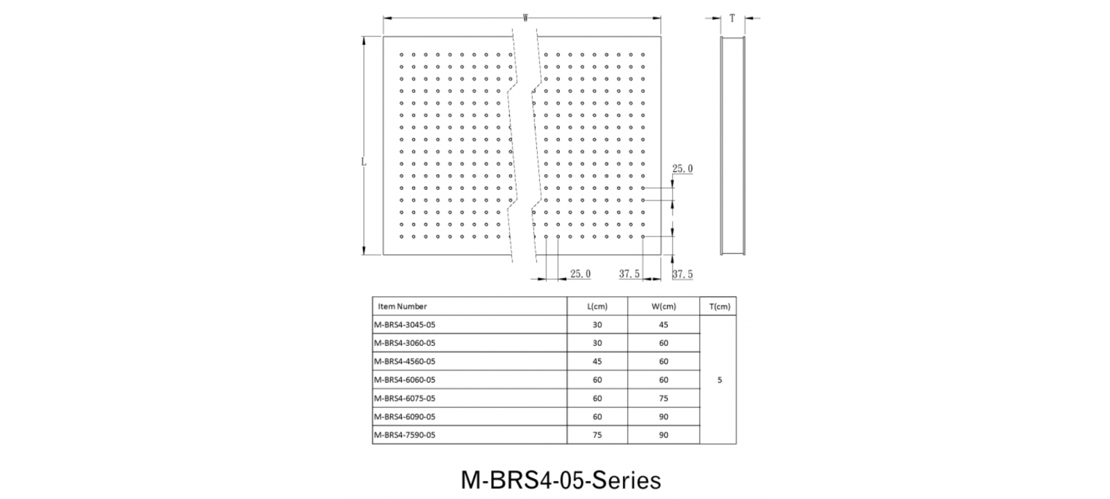 Honeycomb Optical Breadboards BRS Series - IADIY Technology LTD.
